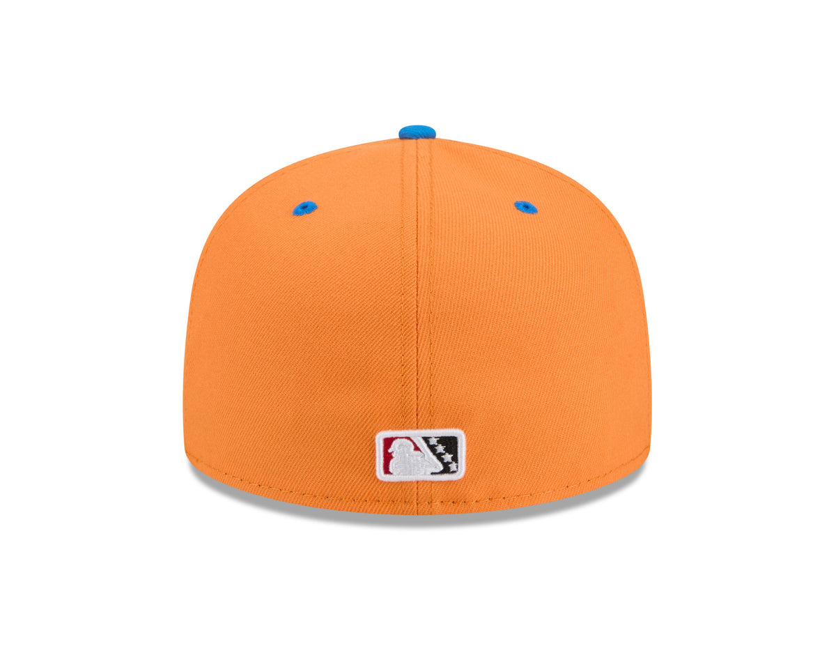 Rocket City Trash Pandas New Era 59FIFTY Copa Orange & Blue Fitted Cap ...
