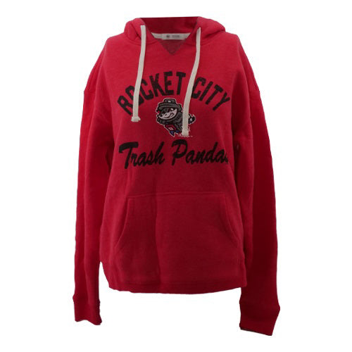 W Wrapped Up Red Kennedy Hood – Rocket City Trash Pandas Official Store