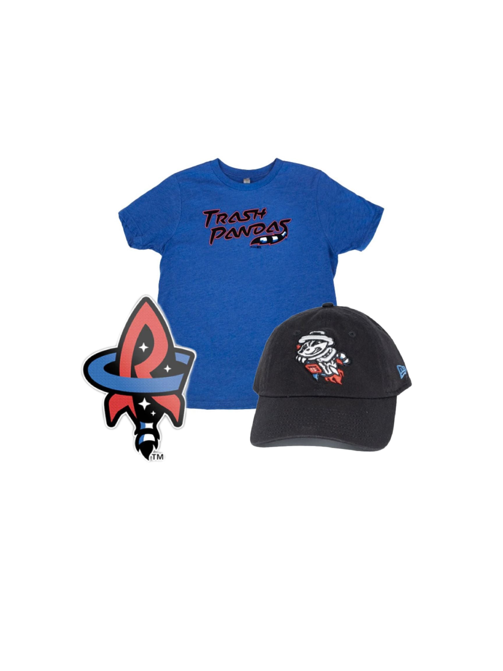 Rocket City Trash Pandas Youth Royal Trash Pandas Bundle – Rocket City ...