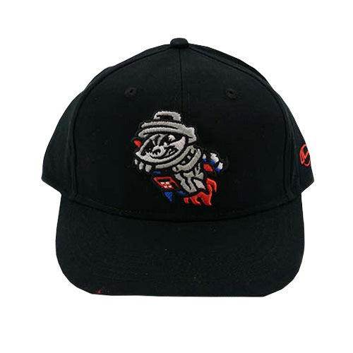 OC Youth Black Primary Team Infielder Cap – Rocket City OC Youth Black Primary Team Infielder Cap – Rocket City